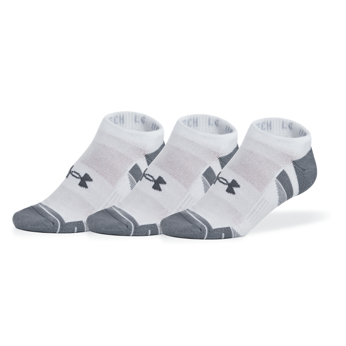 Under Armour Unisex UA Performance Tech 3-Pack No Show Socks | Kvantum ...