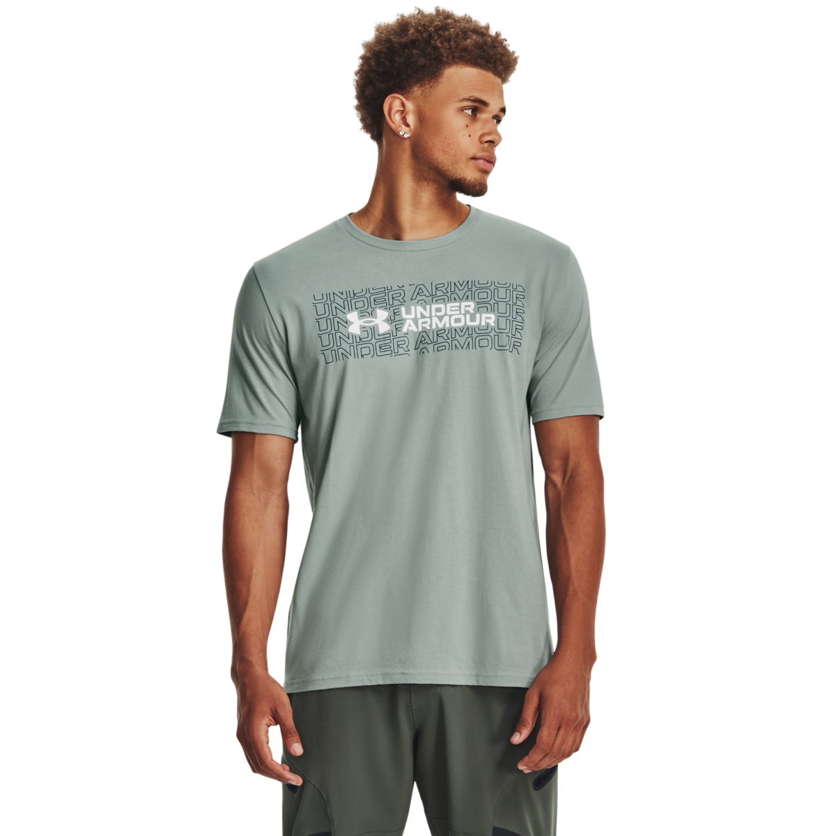 Under Armour Men's UA Wordmark Overlay Short Sleeve | Kvantum Sport ...